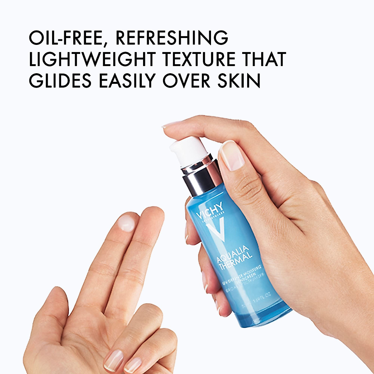 Vichy Aqualia Thermal UV Daily Moisturizer with SPF 30, Moisturizer with Sunscreen for Face with Niacinamide, Oil Free Sunscreen, Moisturizing Face Lotion with SPF, Sheer Finish Sun Protection