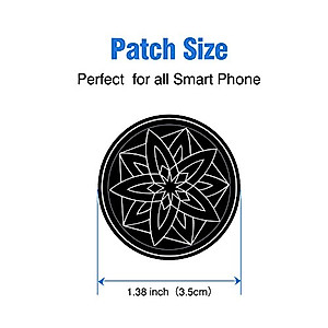 GLAREE Mount Metal Plate 5 Pack, Universal Metal Disc Replacement with Strong Adhesive for Magnetic Cell Phone Car Mount GPS Holder 5 Round