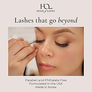 House of Lashes Eyelash Glue - Latex-Free Eyelash Glue for Sensitive Eyes - Effective for All Day Wear Clear Lash Glue for Strip Lashes, 2 Count