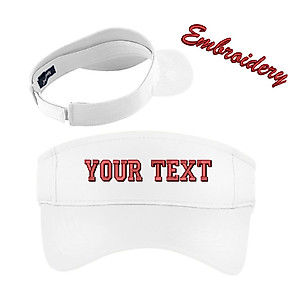Sport-Tek® PosiCharge® RacerMesh® Visor STC27 / Custom Visor/Embroidery Visor/Monogrammed Visor (White)