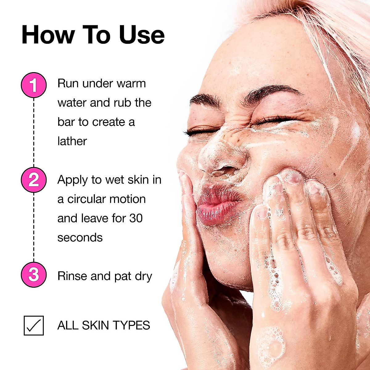 Carbon Theory | Charcoal & Tea Tree Oil Facial Cleansing Bar in Resealable Travel Pack | 100g