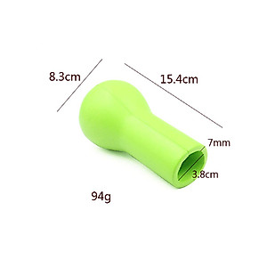 brandname XXhailan Spherical Belly Top Fishing Pole Support PU Material for Deep Sea Fishing Belly Top Light Weight Fishing Gear Accessories (Green/2pcs)