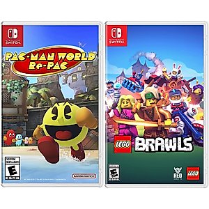 PAC-MAN World Re-PAC (Nintendo Switch) and LEGO Brawls (Nintendo Switch)