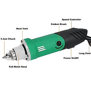Rotary Carver Tool 480W Power Electric Die Multifunction Grinder 30000RPM High Speed