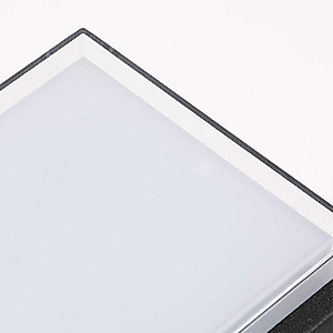 Raxinbang Outdoor Wall Lamp Led Courtyard Square Exterior Aisle Waterproof Balcony Terrace Modern Creative Home Garden Wall Lamp 1616 cm Black Wall Lights