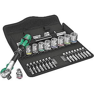 Wera 8100 SB 6 SPEED 3/8 29 PC 3/8" DRIVE METRIC