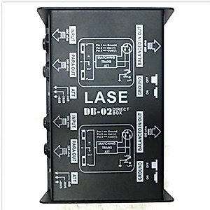 LASE DB-02 - Professional Dual Channel Passive Direct Box.