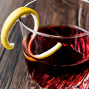 RRumo Channel Knife with Wooden Handle for Fruit and Vegetable, Tool for Decorating Cocktails, Desserts, and Salads