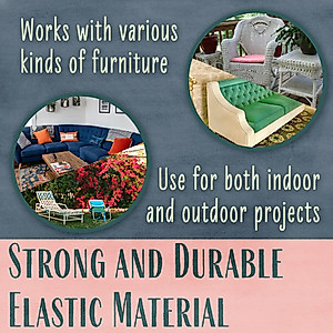 BambooMN Two-Inch Latex Elasbelt Webbing for Chair Repair - 40' Roll Black