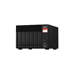QNAP TVS-675-8G-US 6 Bay High-Speed Desktop NAS with ZhaoXin KX-U6580 8-core CPU, 8GB DDR4 Memory and 2.5GbE (2.5G/1G/100M) Network Connectivity (Diskless)