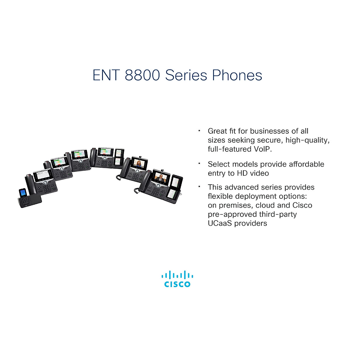 Cisco Business Class VOIP Phone CP-8861-K9= IP, Requires Cisco Communications Manager (Renewed) (Power Supply Not Included)