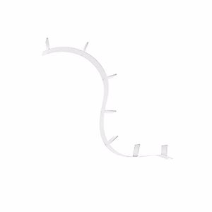 Kartell Bookworm Bookshelf by Ron Arad, Matte White