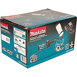 Makita CC02R1 12V MAX CXT Lithium-Ion Cordless Tile/Glass Saw Kit, 3-3/8"