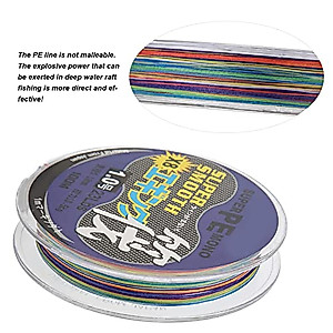 Portable Fishing Line, Portable and Light PE Fishing Lines Widely Used for Fishing Accessories(1.0)