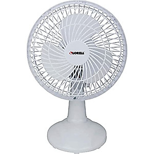 Atlantic Breeze 6" Personal Clip-On Fan, Light Gray