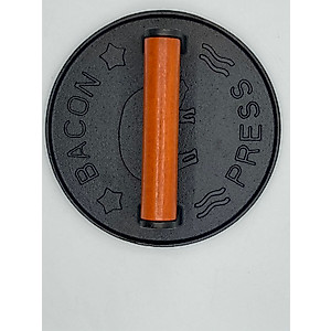 vivicreate 7 inch Burger Smasher,Patty Smasher,Hamburger Smasher Press,Griddle Press, Bacon Press, Grill Press, Burger Press,Meat Press, cast Iron Grill Press, Barbecue Press, with Wooden Handle