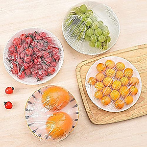 Fresh Keeping Bags, Fresh Keeping Bags 100pcs, Fresh Keeping Bags Food Covers, Reusable Fresh Keeping Bags With Elastic, Plastic Sealing Bags Food Cover For Food Storage (100 PCS)