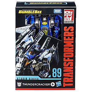 Transformers Toys Studio Series 89 Voyager Class Bumblebee Thundercracker Action Figure - Ages 8 and Up, 6.5-inch