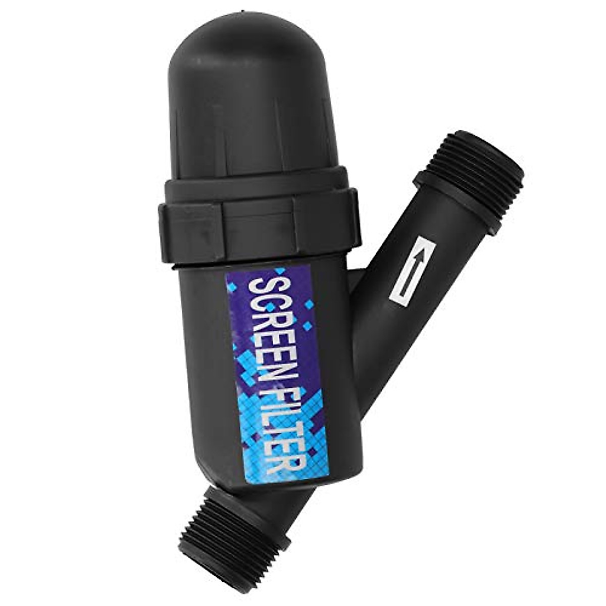 Tissting Screen Irrigation Filter 1 Inch Stainless Steel Mesh Garden Hose Irrigation Filter for Large-Scale Irrigation of Gardens, Outdoors, Lawns, Greenhouses