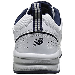 New Balance Men's 623 V3 Casual Comfort Cross Trainer, White/Navy, 10.5 Wide
