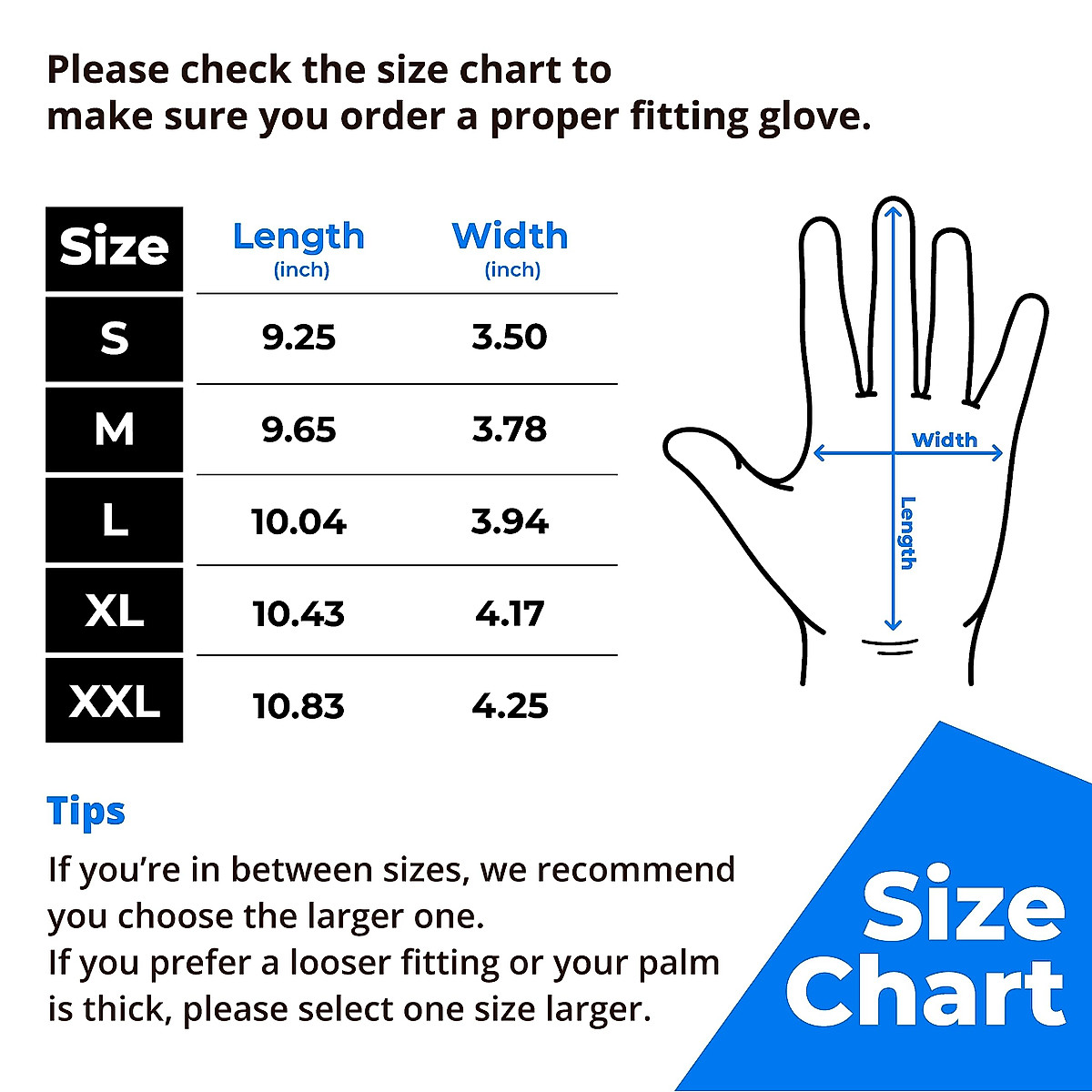 toolant Work Gloves Men, 12 Pairs Crinkle Latex Rubber Gloves for Construction, Gardening, Warehouse (Black, Large)