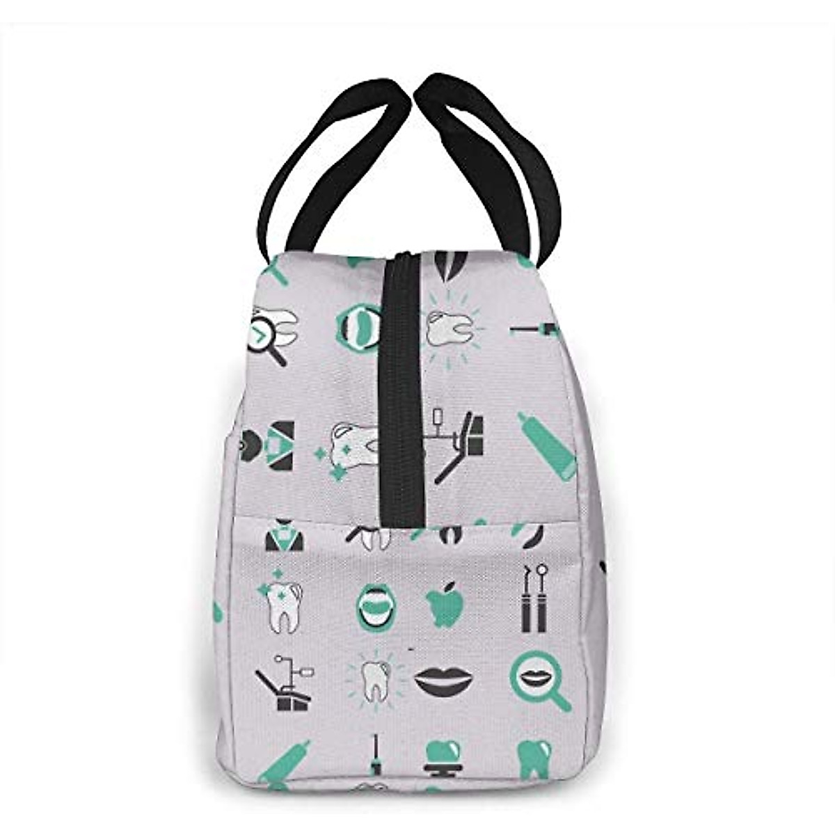 Dentist_Dental Hygienistss Portable Lunch Bag for Women and Teen Girls Insulated Lunch Box for Work School Travel