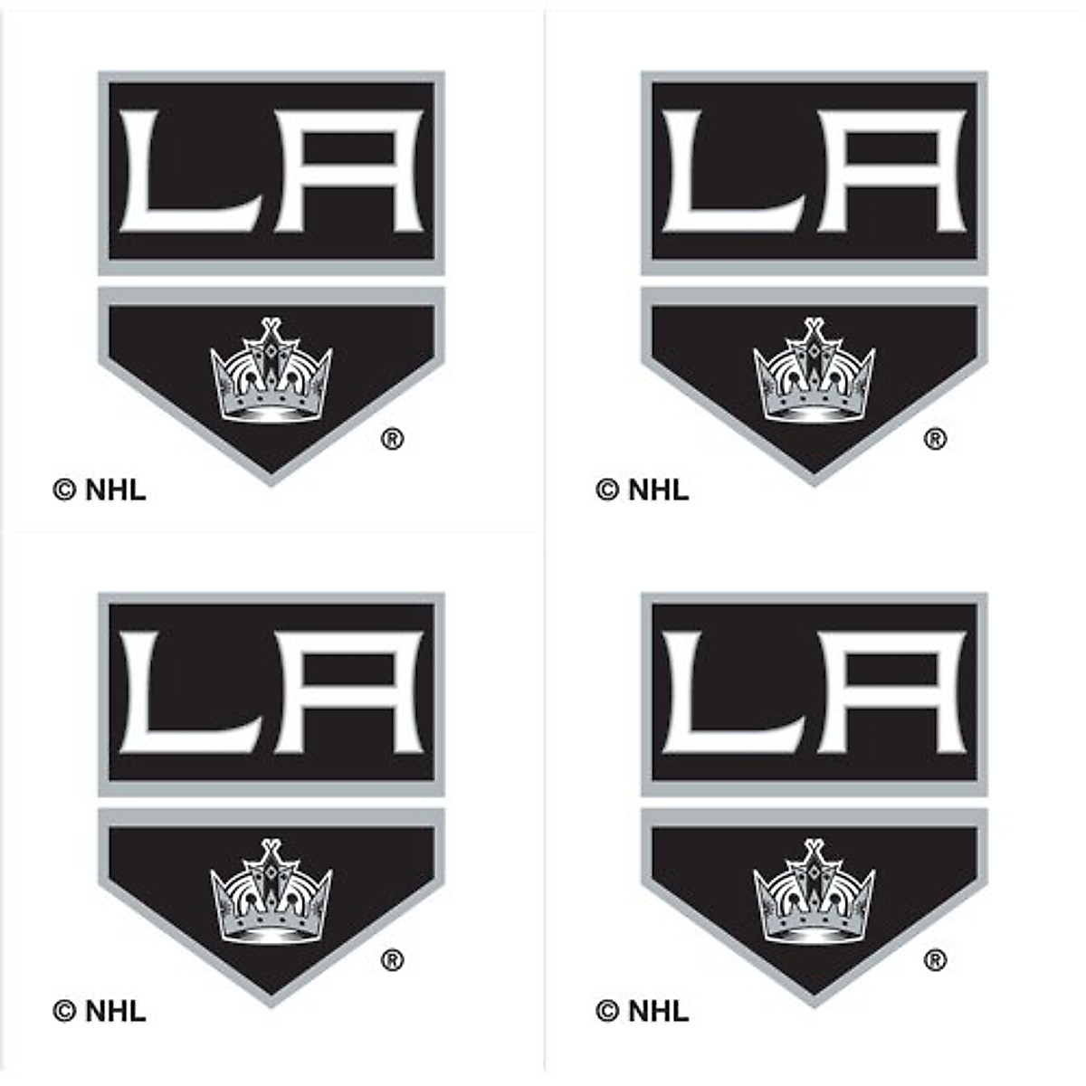 NHL Los Angeles Kings 4-Pack Temporary Tattoos -
