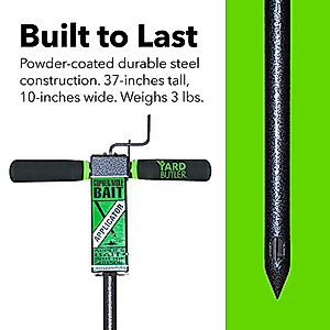 Yard Butler IGBA-1 Gopher Bait / Mole Bait Applicator - Vole Killer, Gopher Killer, & Mole Killer - Apply Poison Bait Pellets into a Pest Tunnel in Your Yard - Pest Control to Kill Moles and Gophers