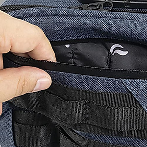 Skunk Kross Smell Proof Fanny Pack Hipster Bag w/Combo Lock (White)