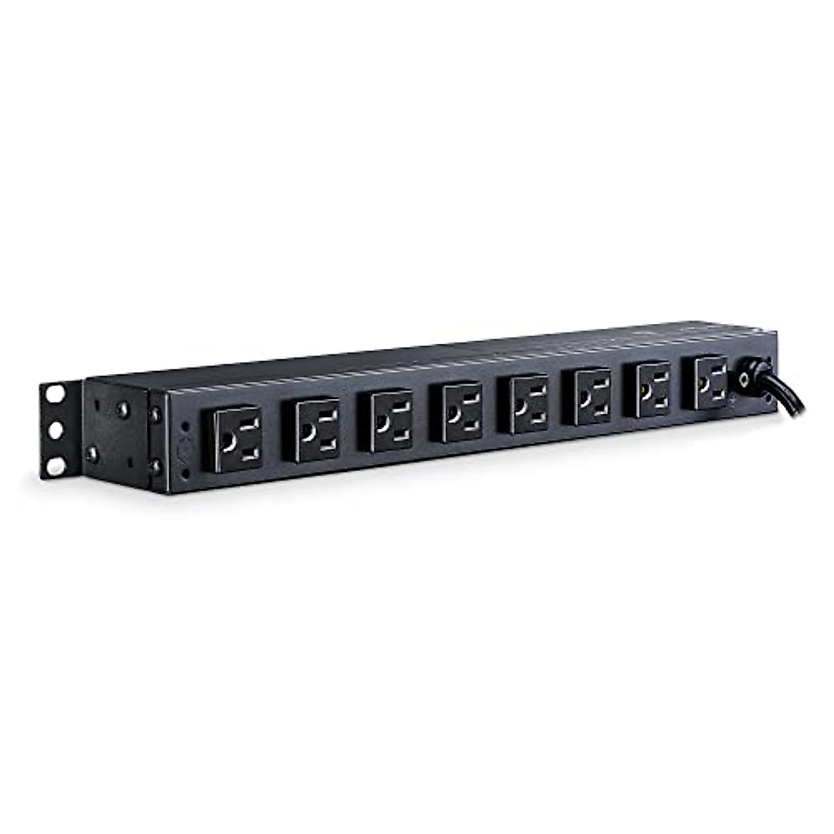 CyberPower PDU15M2F8R Metered PDU, 100-125V/15A, 10 Outlets, 1U Rackmount, Black