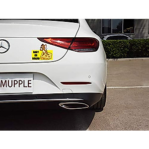 Baby on Board Sign for Car Kids Safety Baby on Board Stickers (2 Pieces) (Jerry)