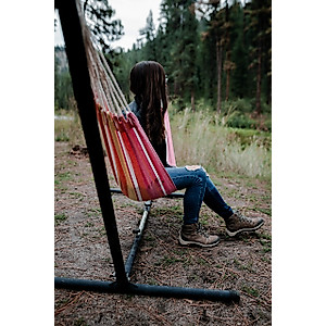 Stansport Cotton Blend Traveler Hammock, Red, One Size (30300-60)