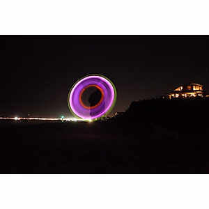 Foxtail LED - Outdoor Throw and Catch Light Up Game - Foam Ball & Tail Glow at Night - Play in the Dark - Fun Gift Idea for Kids & Adults, Boys & Girls