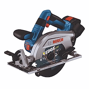 BOSCH GKS18V-22B25 18V Brushless Blade-Right 6-1/2 In. Circular Saw Kit with (2) CORE18V 4 Ah Advanced Power Batteries