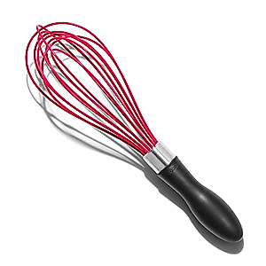 OXO Good Grips 9-Inch Silicone Whisk - Red