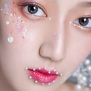 Ciieeo Nail Accessories Nail Accessories Ornament Crafts 1 Box of Decorative Nail Pearls Multi-Function Craft Peals Convenient Peals Nail Accessory Nail Tech Accessories Pearl Beads Pearl Beads