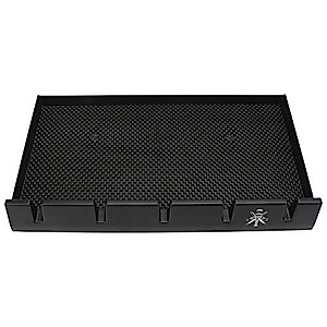 Segbeauty Barber Clipper Tray, Barber Clipper Holder Clipper Rack Anti-Slip Black Salon Clippers Organizer Razor Case, 5 Notches Professional Hair Trimmer Holder Hairdresser Stylist Barbers Tools Box