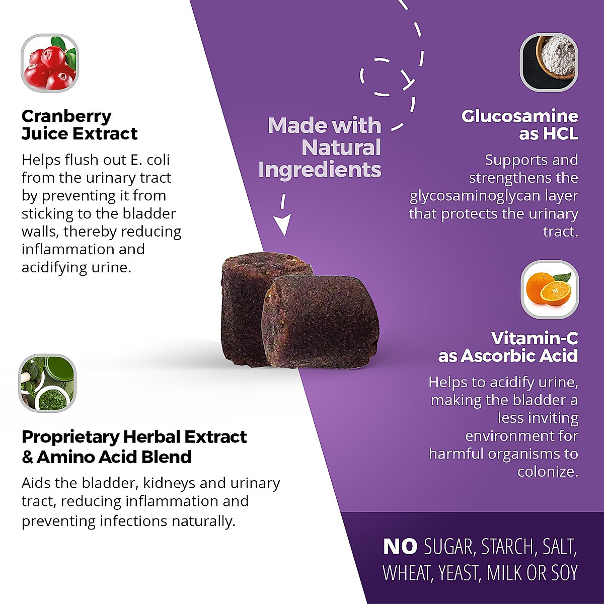 UroMAXX Dog Urinary Tract Infection Treatment, Bladder & Kidney Support for Dogs, Powerful Pet Care, Natural Soft Chews with Cranberry & Glucosamine, Made in The USA, Chicken Flavor, 90 Count, 1 Pack