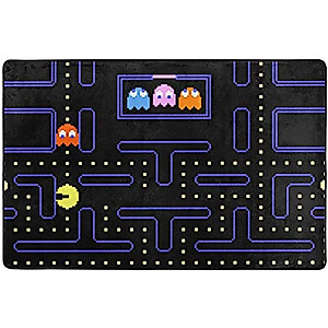 Hidreama Arcade Game Bedroom Living Room Kitchen Floor Mats Home Decor Non-Slip Floor Pad Rugs Fast Dry Rug Yoga Mat Throw Rugs Carpet, 60 X 39 Inch