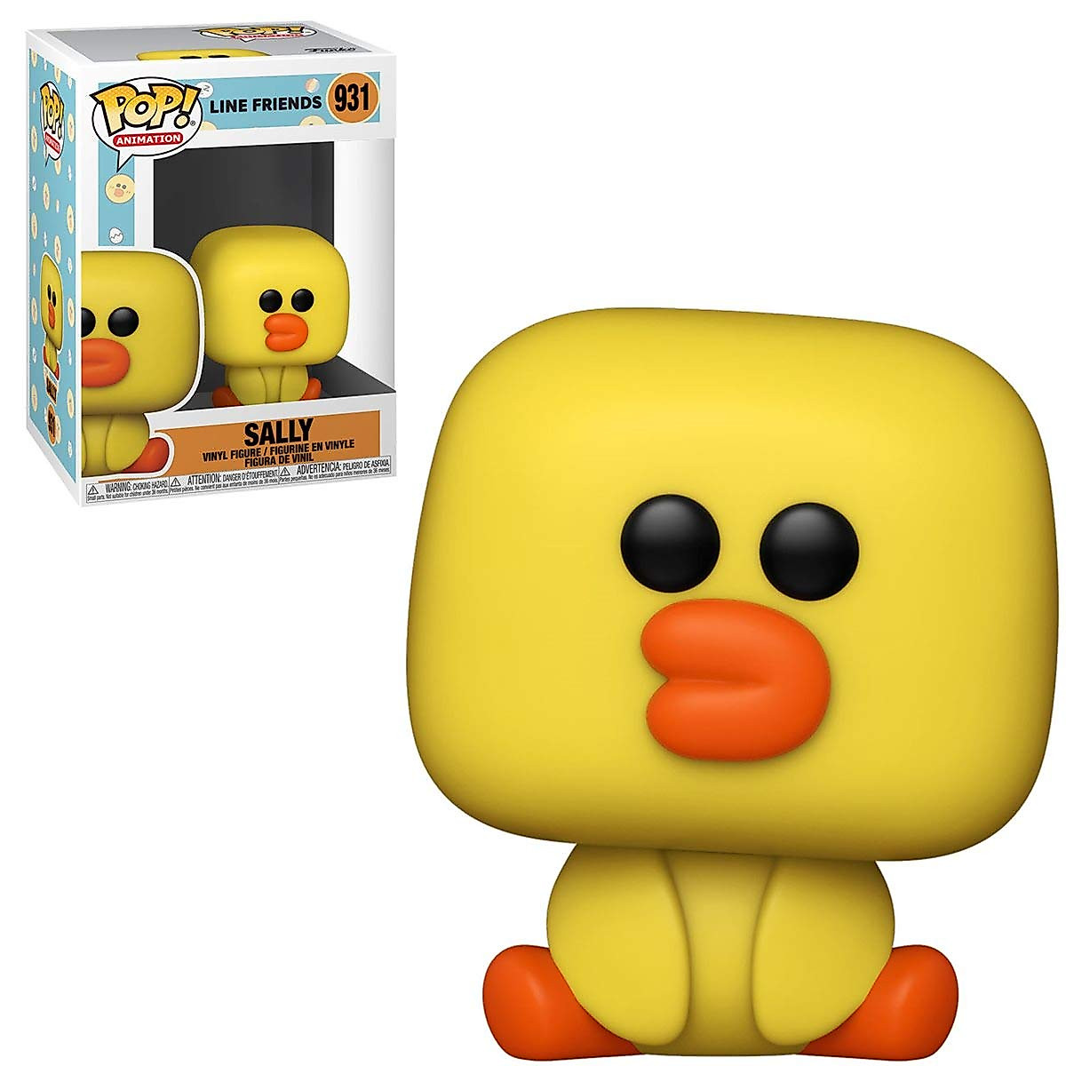 Funko Line Friends - Sally Pop! Vinyl Figure (Bundled with Compatible Pop Box Protector Case)