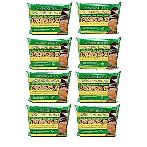 Songbird Treats Seed Bars | 8 Pack of 2 lb Bird Seed Cakes for Wild Birds (Wild Bird Buffet)