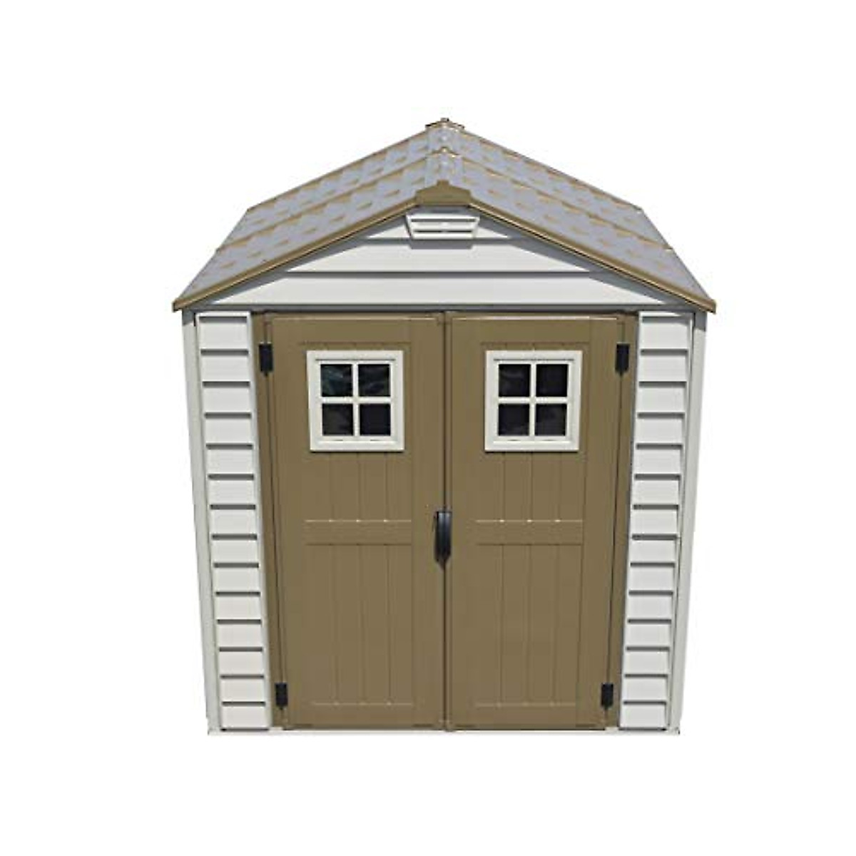 Duramax StoreMax 7 Ft. x 7 Ft. Vinyl Garden Storage Shed | Made of Fire Retardant PVC Resin