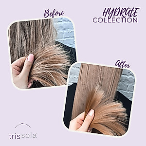 Trissola Hydrate Shampoo and Conditioner Duo - Moisturizing Hair Shampoo and Conditioner Set (8.4 oz)
