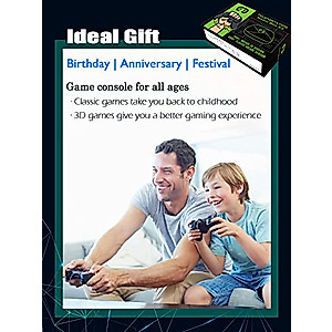 Fadist Retro Game Console, Super Game Box, Built in 30000+ 2D/3D Classic Games, 4K HD Output, Plug and Play Game Console, Ideal Gift for Kids, Adult, Friend, Lover