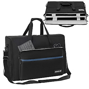 AKOZLIN LCD Screens/TVs(up to 2) Transport Tote Bag for 27" - 32" Displays Padded Monitor Carrying Travel Case (NOT FOR IMAC) With Shoulder Strap