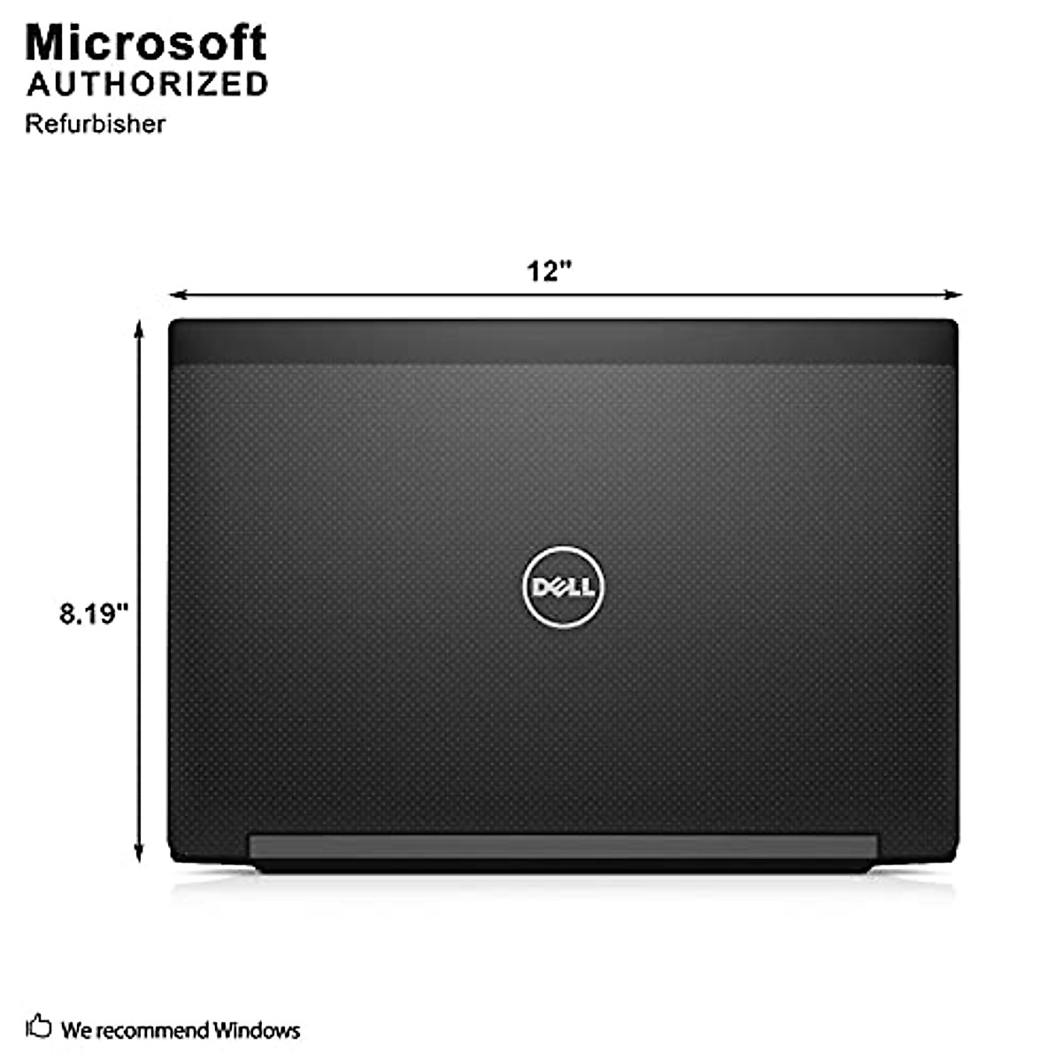Dell Latitude 7280 12.5 Inch Business Laptop, Intel Core i5-7300U up to 3.5GHz, 16G DDR4, 512G SSD, HDMI, Windows 10 Pro 64 Bit Multi-Language Support English/French/Spanish(Renewed)