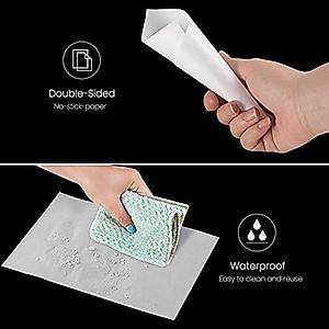 300 Pieces Diamond Painting Release Paper 15 x 15 cm and 15 x 10 cm Diamond Painting Cover Replacement Double-Sided Non-Stick Cover Replacement 5D Diamond Painting Accessories Tool for Adult Kids