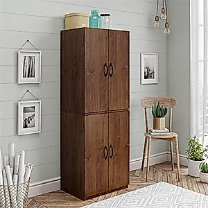 Mainstay 4 Door Storage Cabinet, Espresso