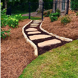 USA Pine Straw - Pine Needle Mulch - Covers 240 Sqft