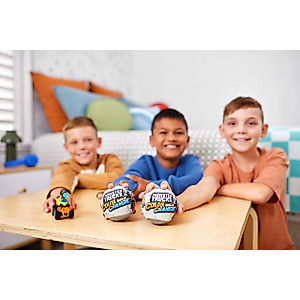 5 Surprise Monster Trucks Series 3 Color Change (2 Pack) by ZURU Collectible Racing Battle Surprise Fireable Weapons Action Toys for Boys